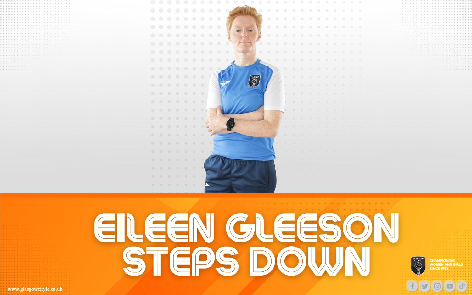 Eileen Gleeson steps down as Glasgow City Head Coach – Glasgow City FC
