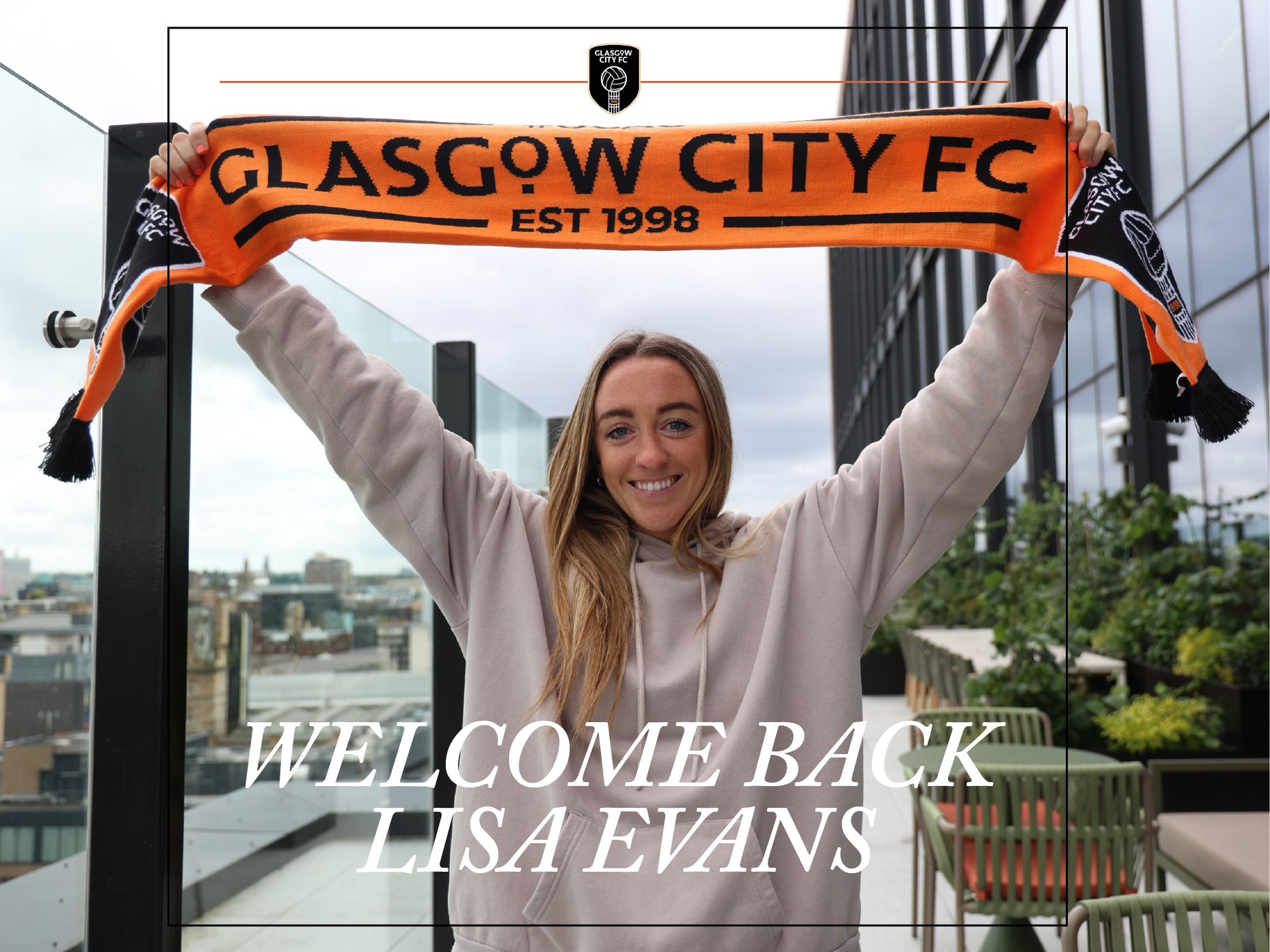 SCOTLAND INTERNATIONAL LISA EVANS RETURNS TO GLASGOW CITY – Glasgow City FC